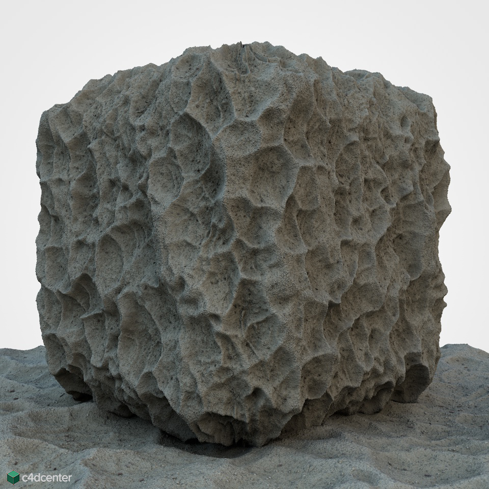 4K Beach Sand Small Pebbles-C4D Material - C4DCenter