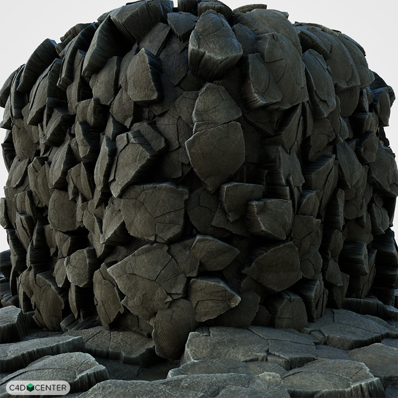 4K Rocky Muddy Ground 01-C4D Material - C4DCenter