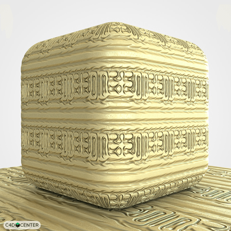 4K Temple Metal 04-C4D Material - C4DCenter