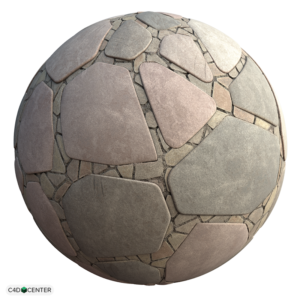 4K Stone Pathway 07-C4D Material - C4DCenter