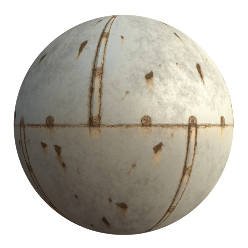 4K Rusted Metal Panel 03-C4D Material - C4DCenter