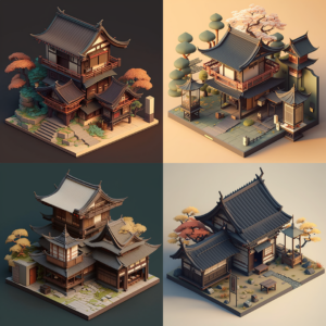 Isometric Japanese Buildings 1 – C4DCenter