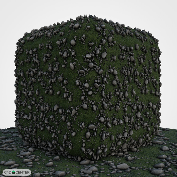 4K Rock Field 05-C4D Material – C4DCenter