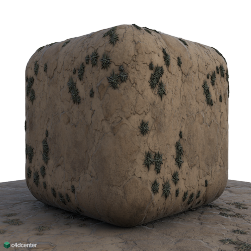 Sandy Rock Grass Clumps-C4D Material – C4DCenter