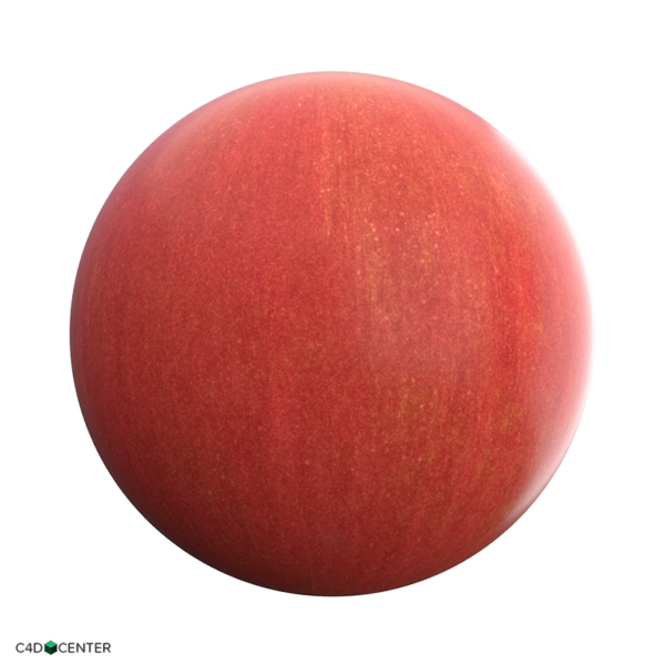 4K Red Apple-C4D Material – C4DCenter